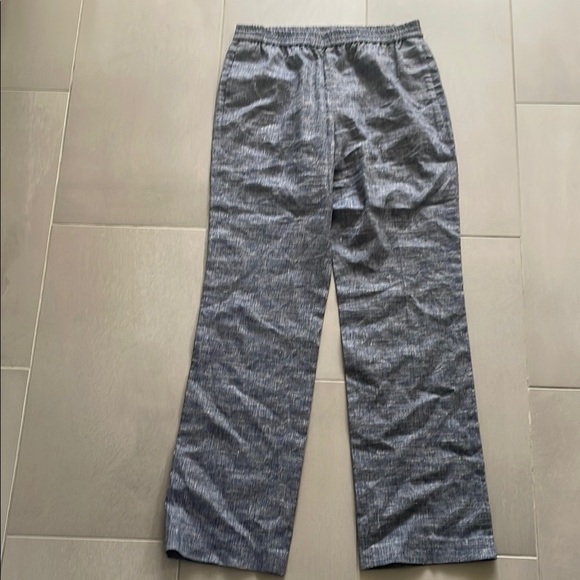 Theory | Pants | Theory Gray Linen Pants With Straight Leg | Poshmark